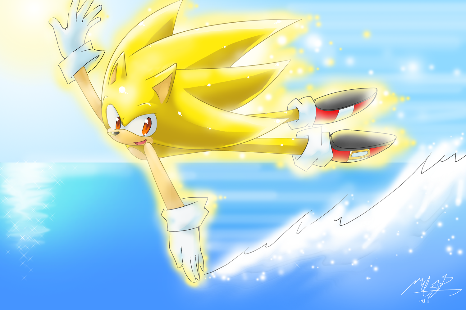 Golden Waves by EvilMel