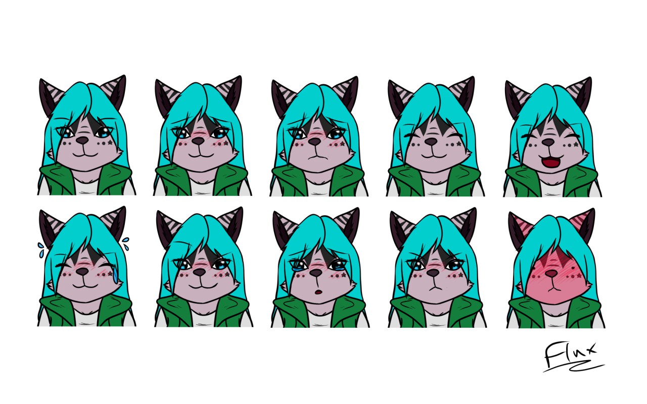 Cassy Expression Sheet by FeyGrace