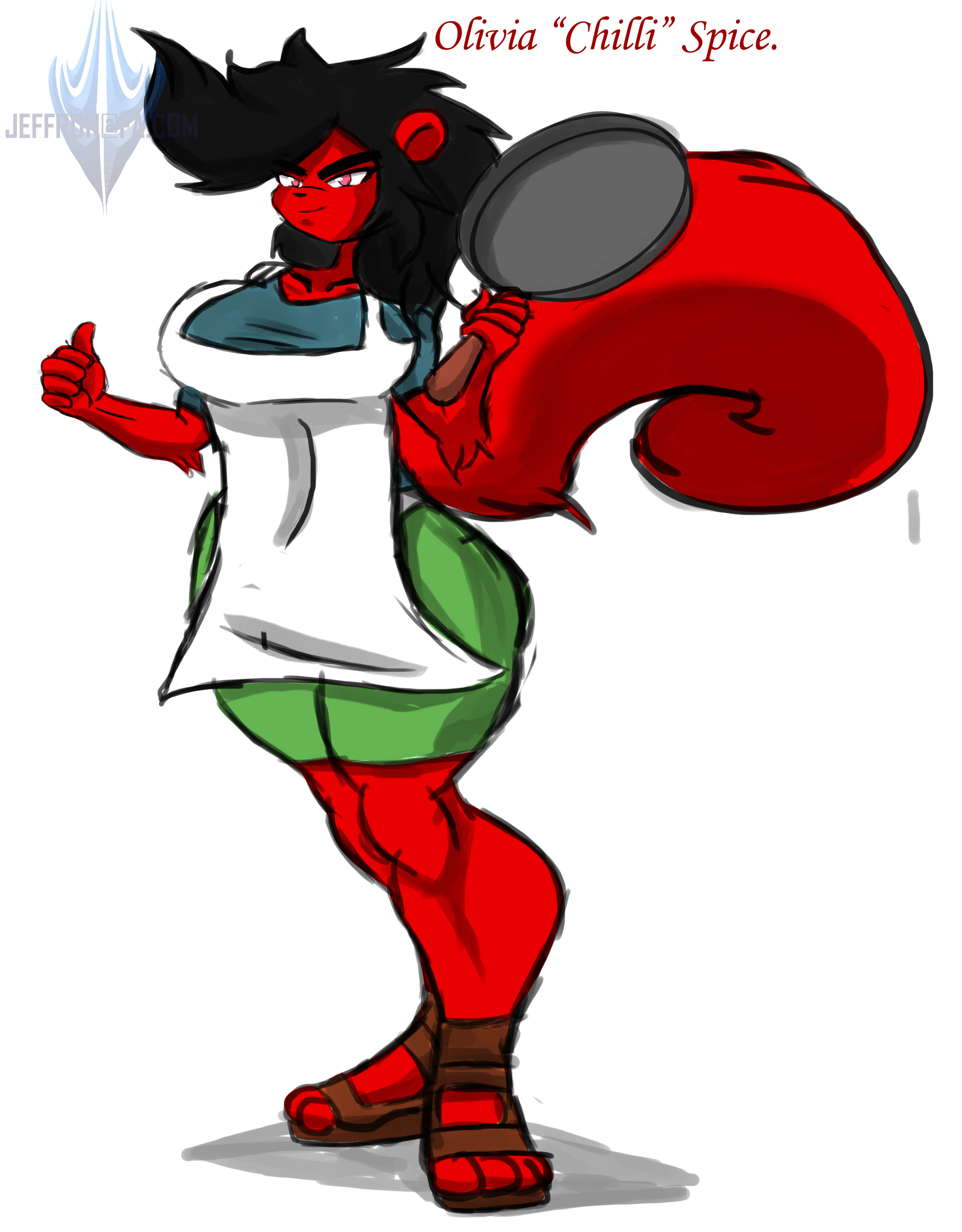 -NEW CHARACTER-Olivia "chili" Spice! by Jeffron