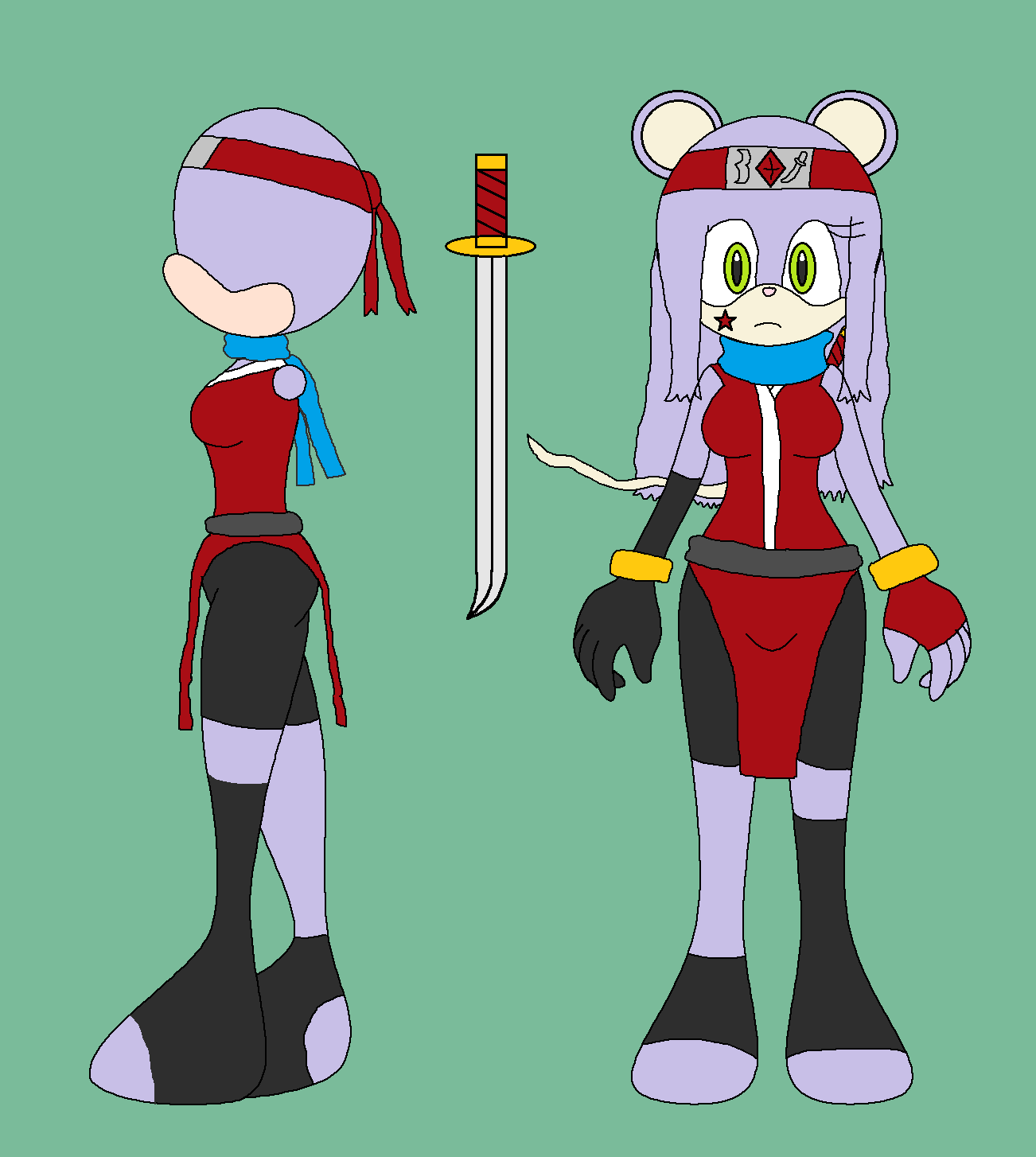 Sharon the Ninja Mouse by TobiasInternational