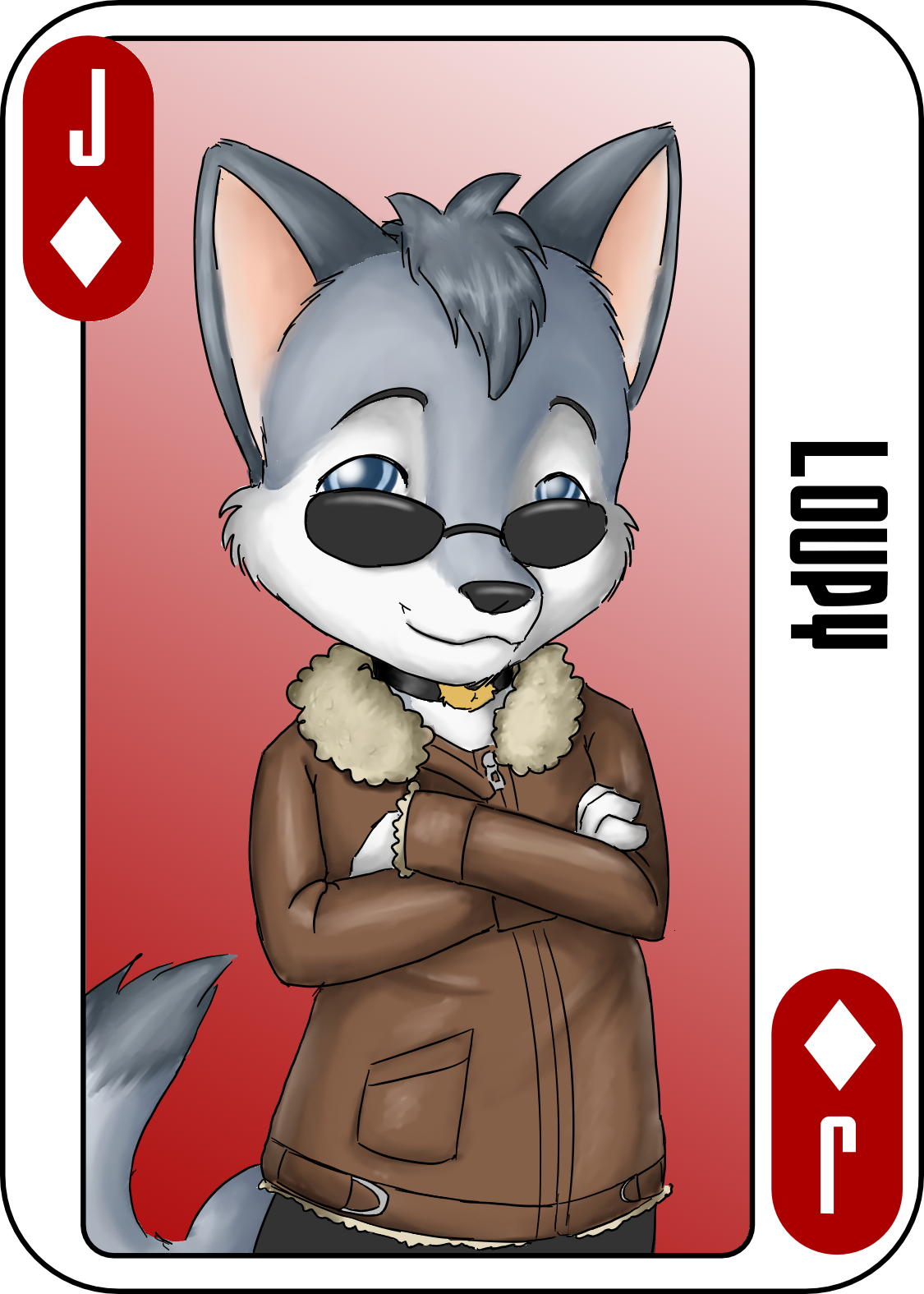 Loupy jack of diamond by Loupy