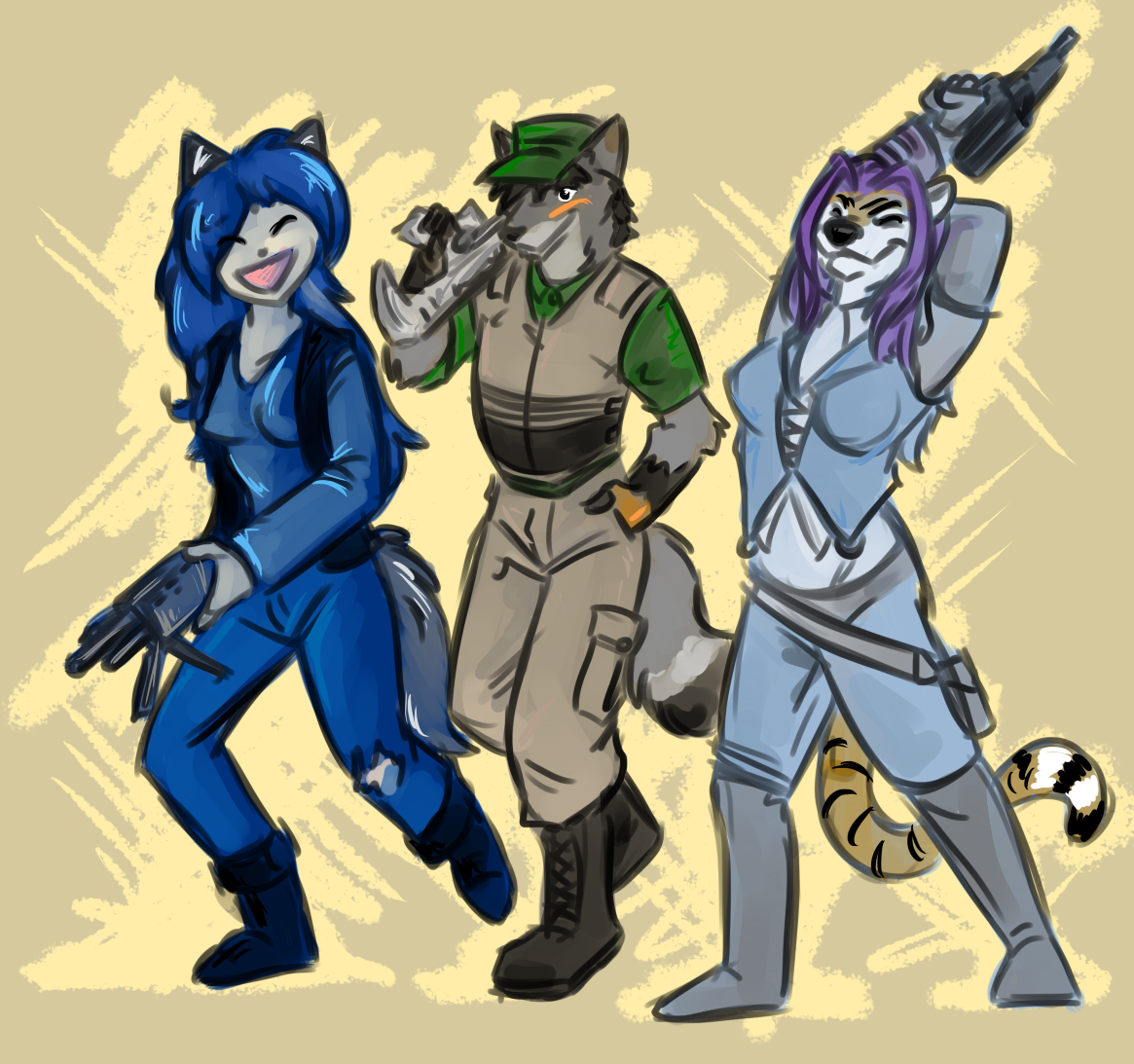 On Patrol by Aggrobadger by WolfRider