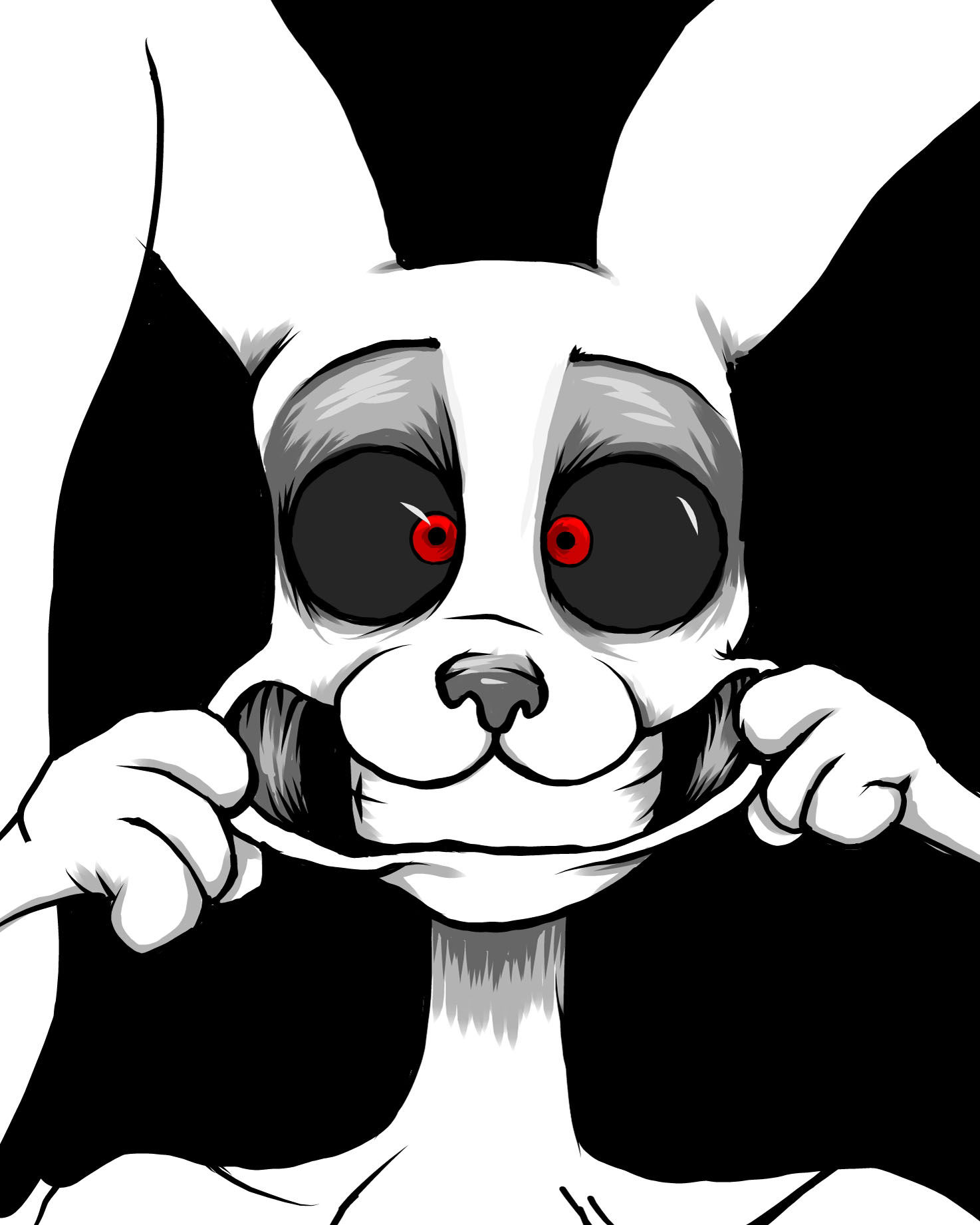 Serious face by nightmarebunny