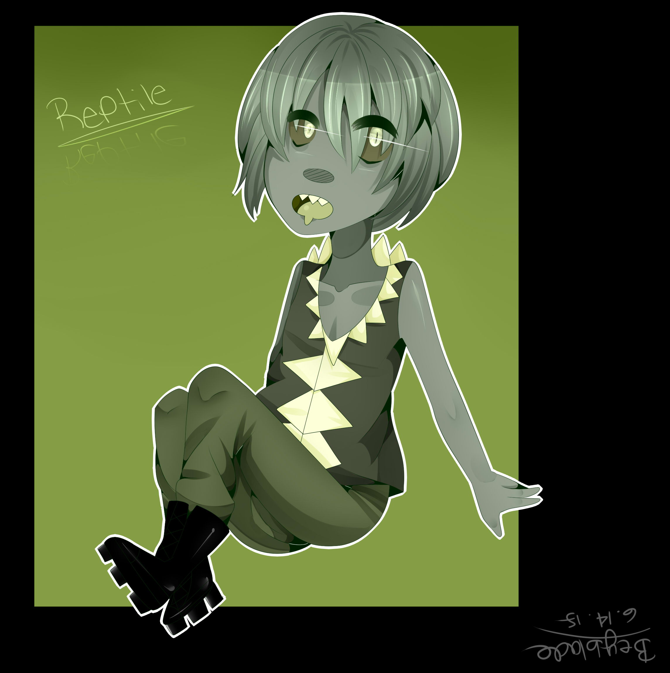Chibi Reptile by beybladelover15
