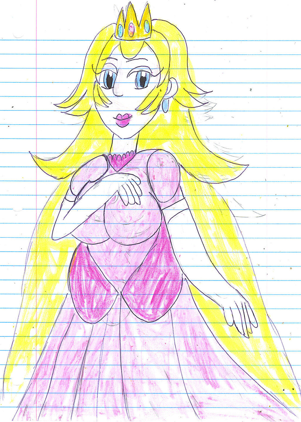 Princess Peach by ArtistNerdGamer
