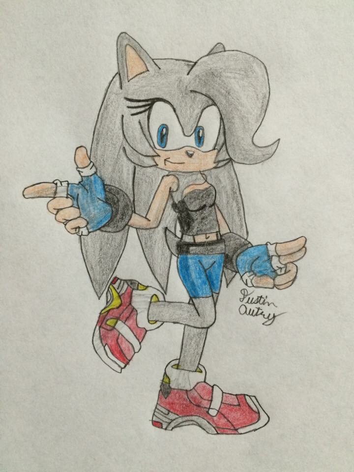 Venus the Hedgehog with soap shoes by HyperShadow92