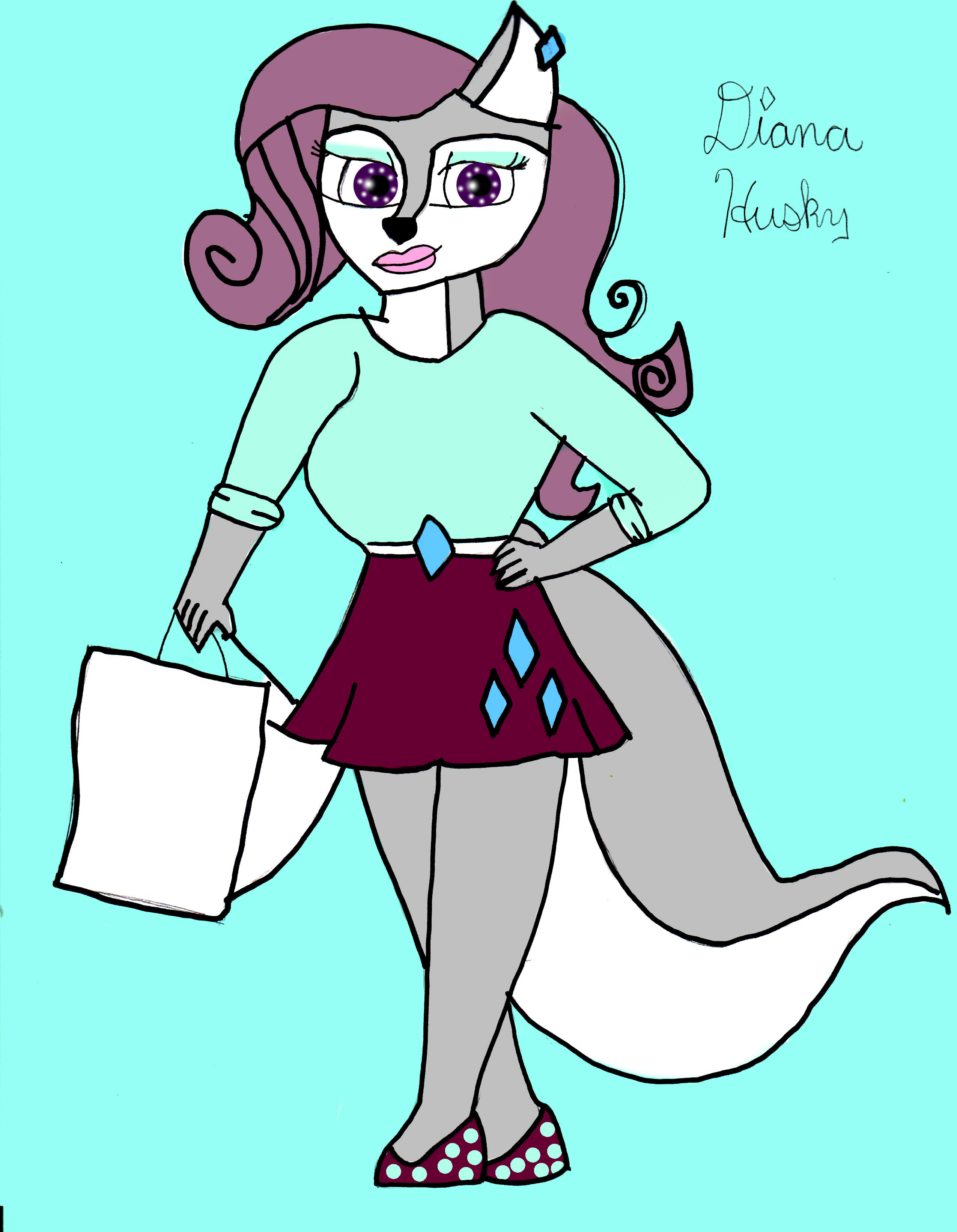 Diana Husky by SnowyJeleciaHusky