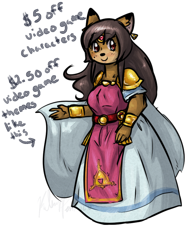 Zelda Kami ($2.50 off Example) by QueenKami