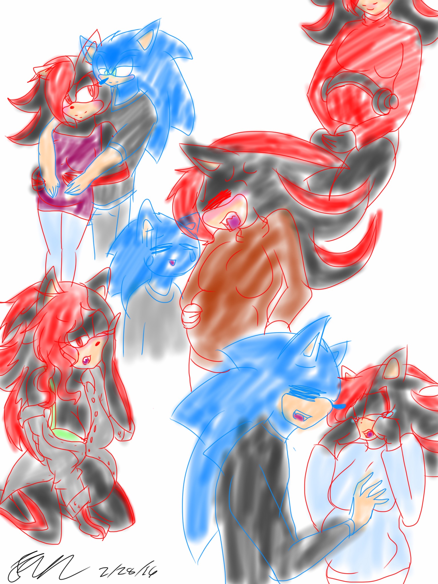 pregnant shadow by Ithiliam