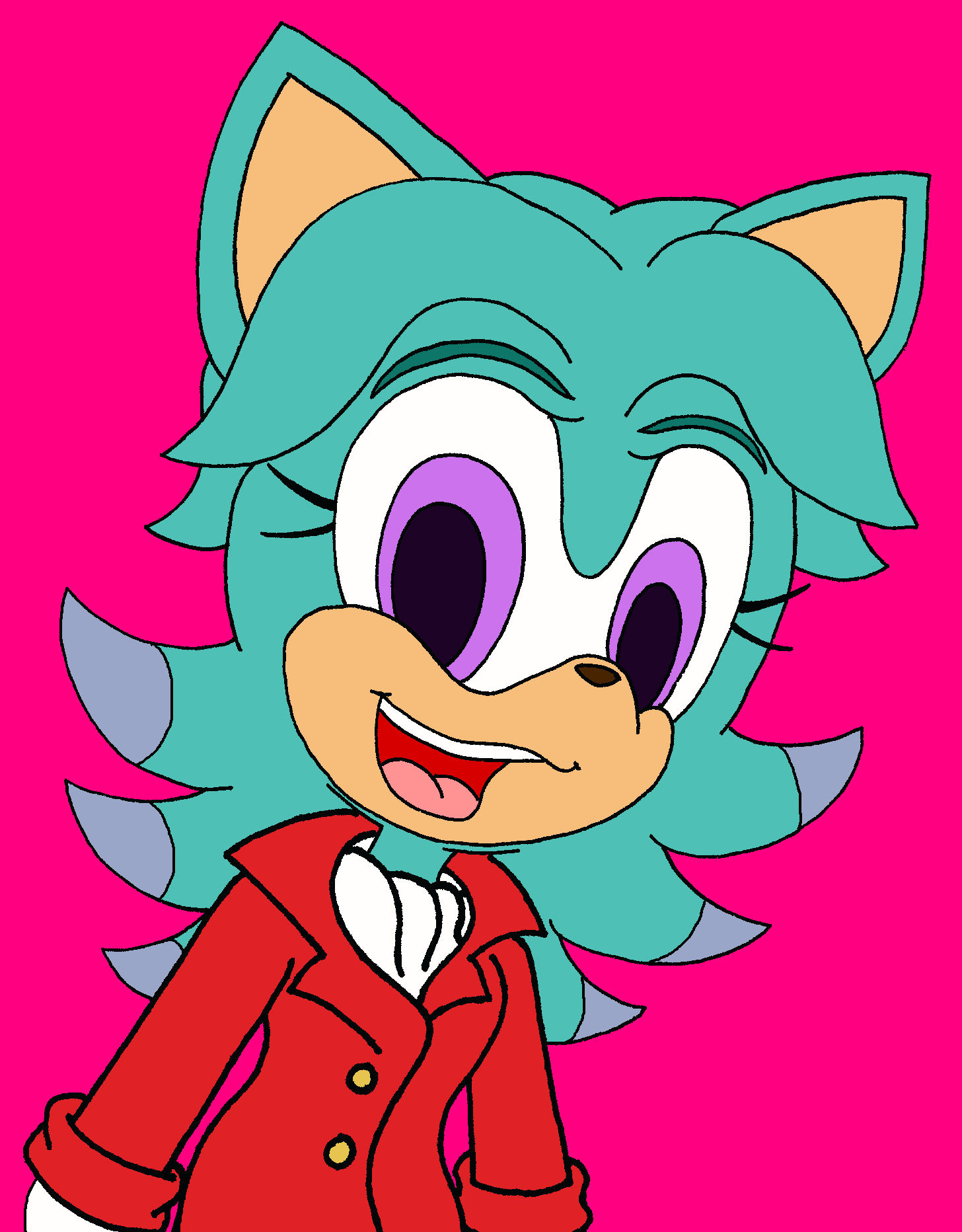 Breezie the hedgehog by DARKZADAR