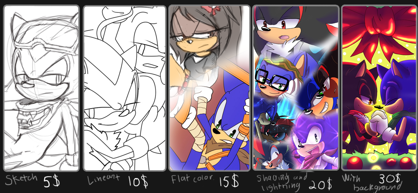 Commission reference sheet by AngelofHapiness