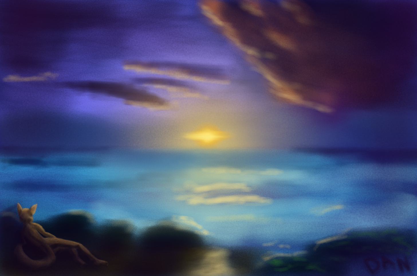 Peaceful Evenings by DansLittleFurs