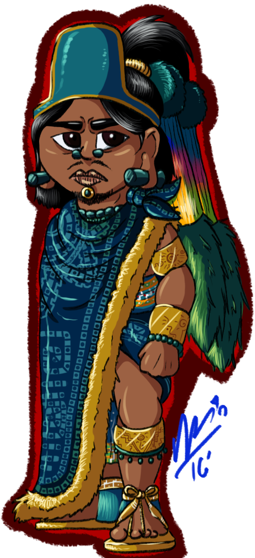 Chibi Motecuhzoma II by Matlalihuitl
