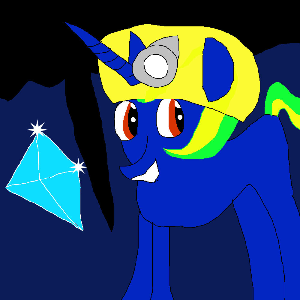 MLP Yu-Gi-Oh Card Art MLP Blue Diamond by MasterMarik