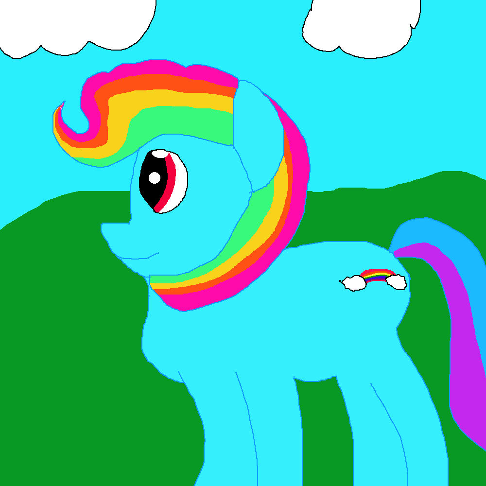 MLP Yu-Gi-Oh Card Art MLP Rainbow Dash by MasterMarik