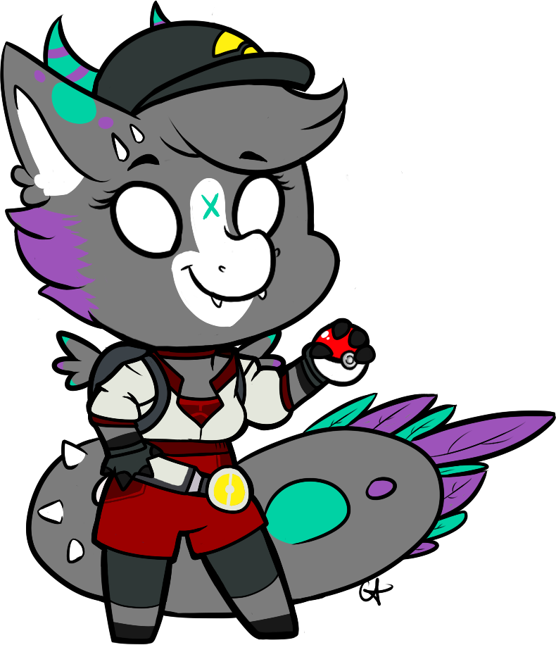 Chibi Trainer Error (No BG)[Commission] by pixelyte