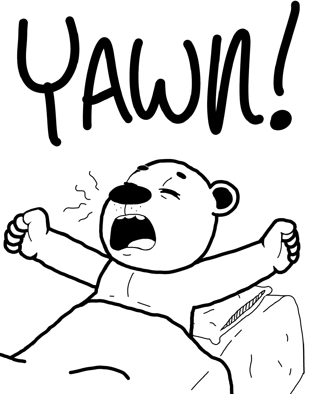 Yawn Bear by Edgarniverse