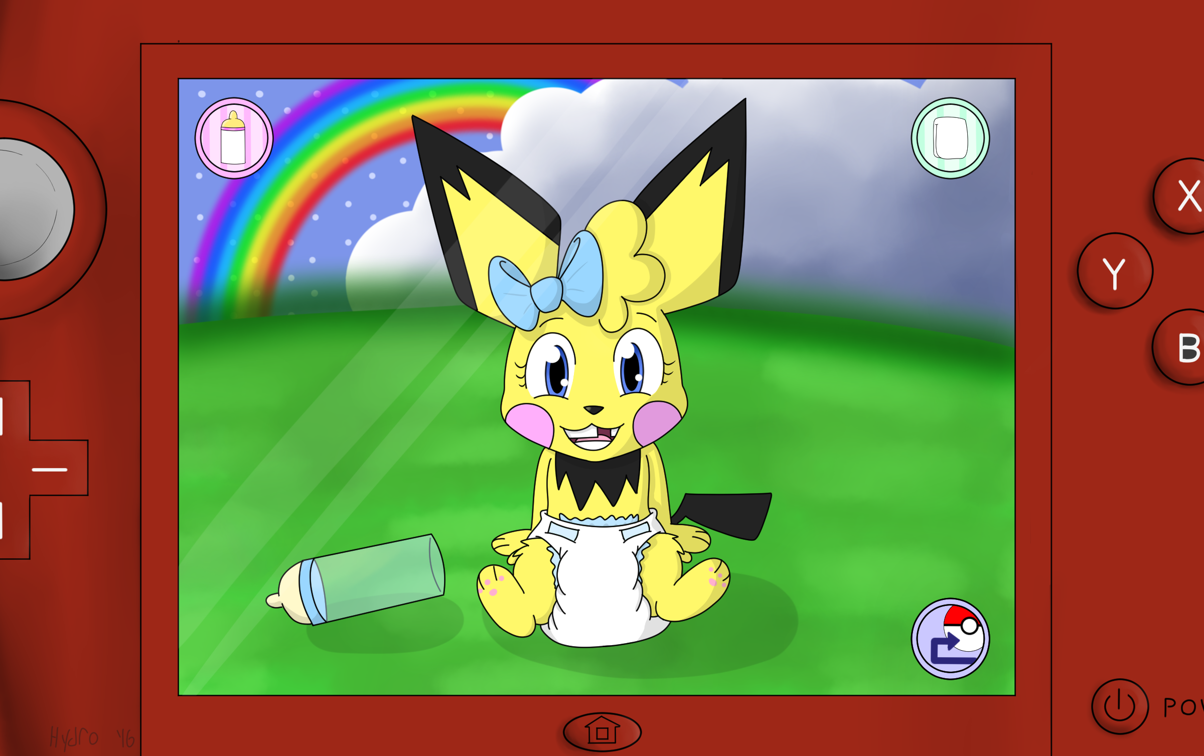 Pokemon Amie - Bluebell (G-versions) by HydroFTT