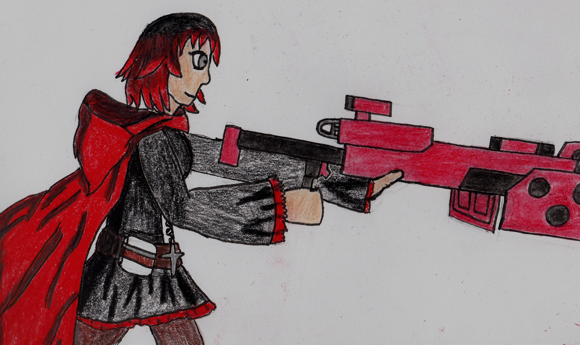 Ruby Rose Aimmed and Ready by Aquazero