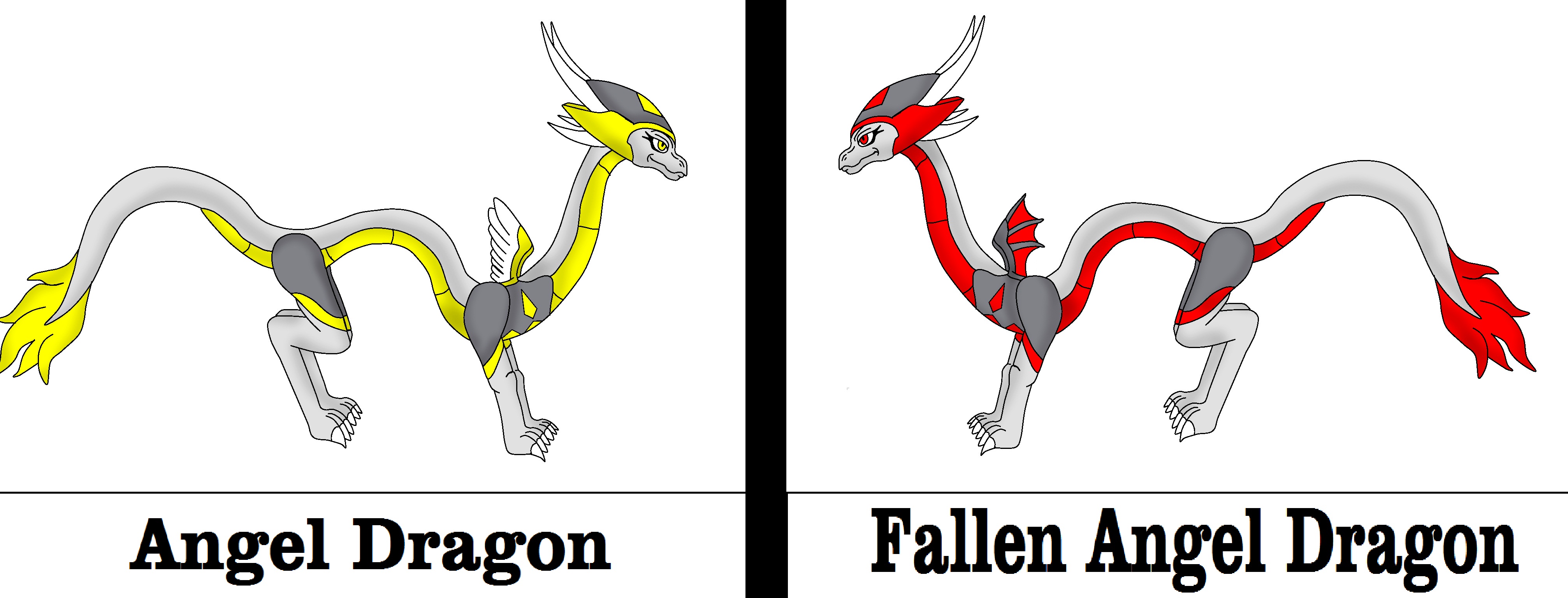 Angel dragon fallen Angel dragon by pd123sonic