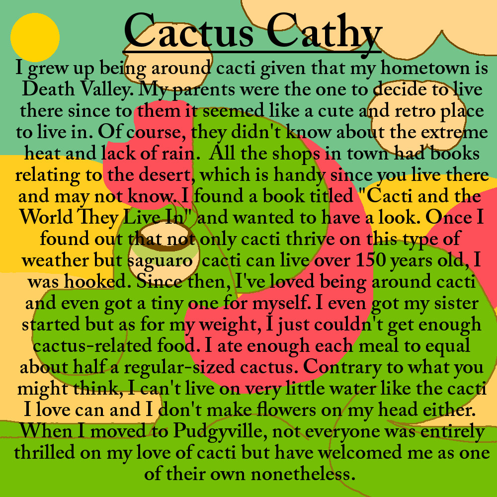 Belly Beginnings: Cactus Cathy by MasterMarik