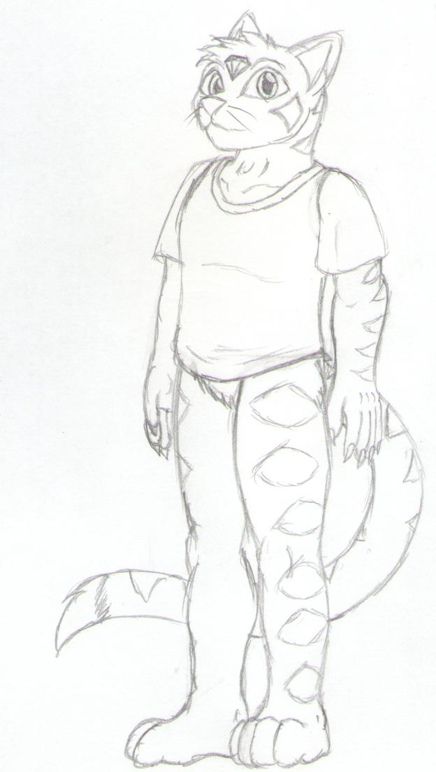 My Very First Furry Character by OmniSpirit