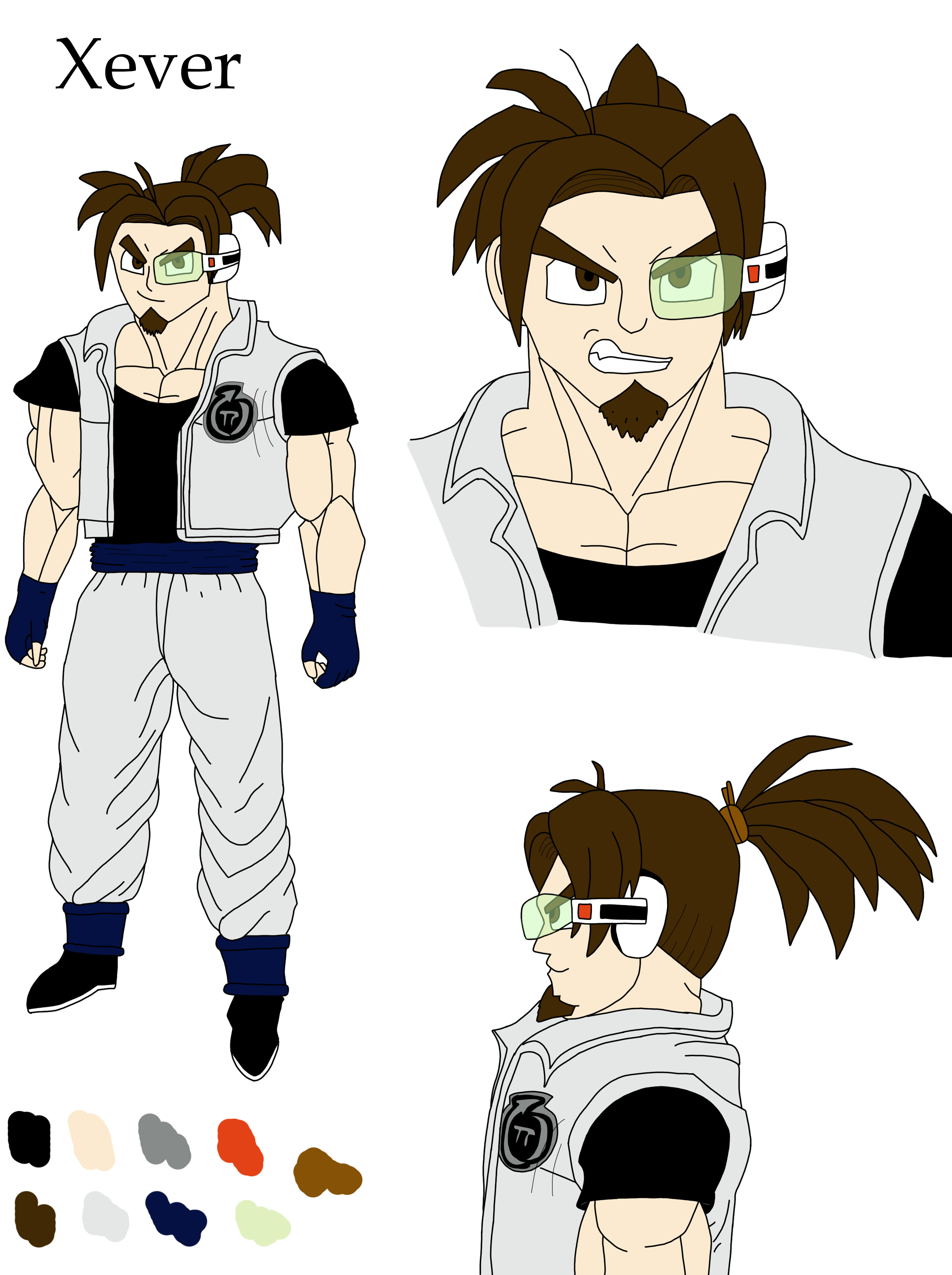 Xever Ref Sheet by Itachislilgirl