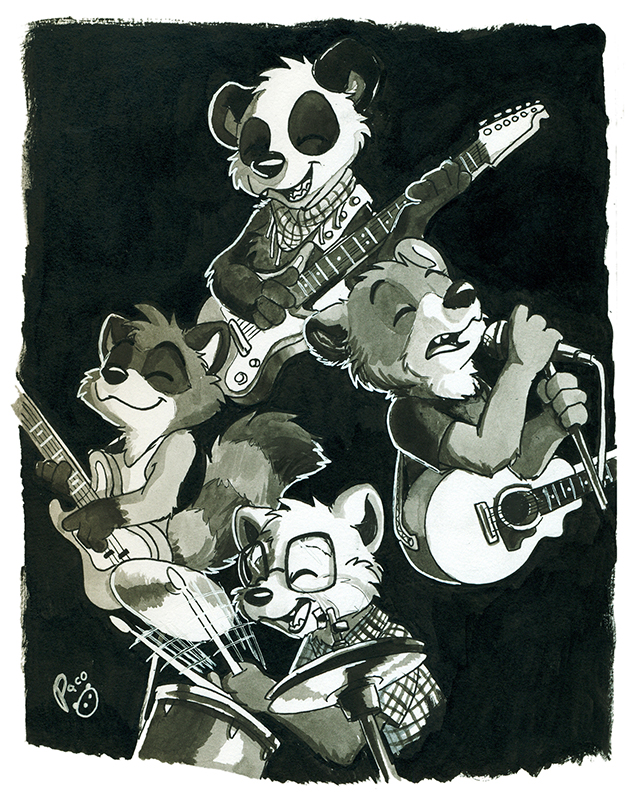 Furry Pals by pandapaco