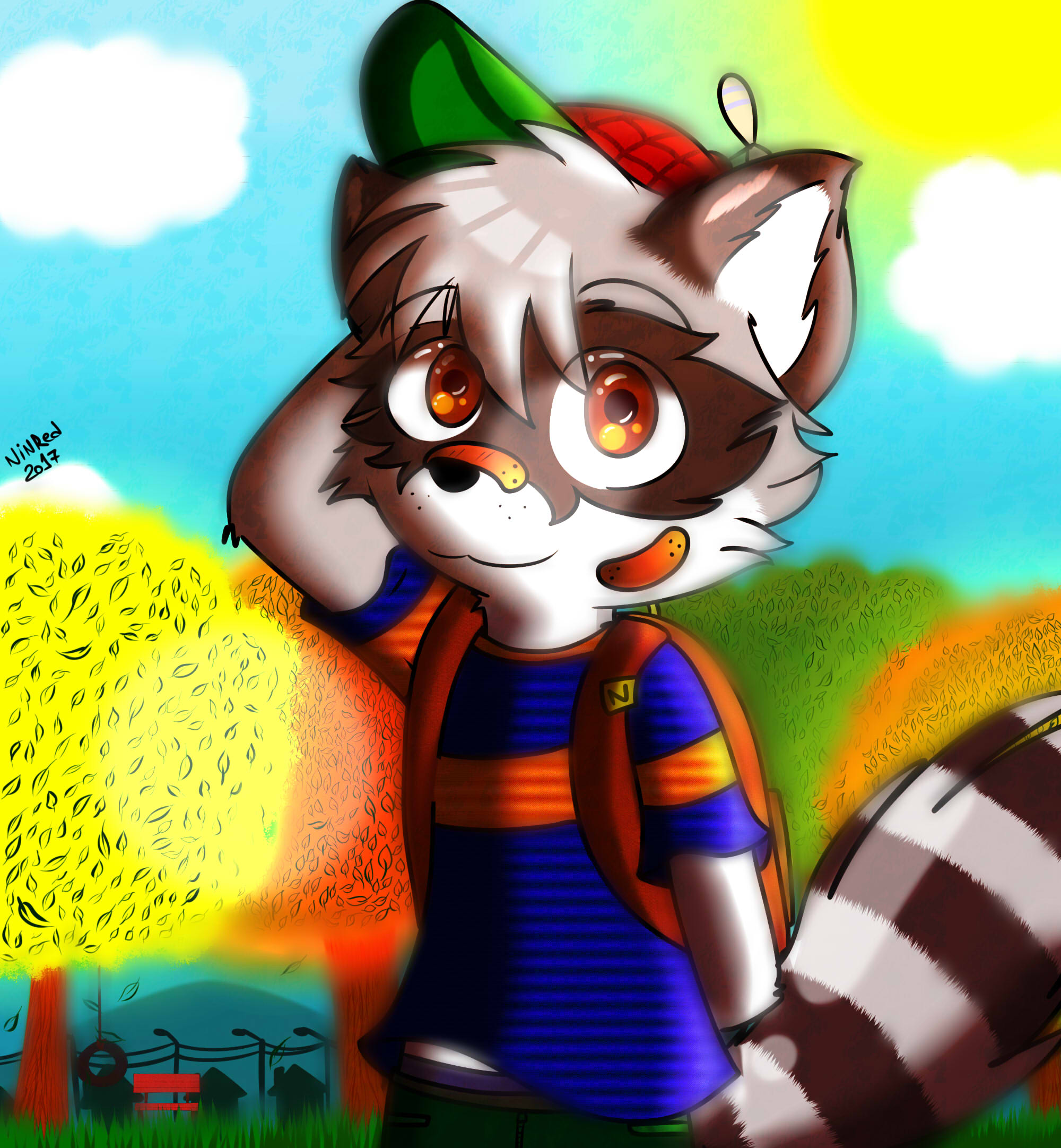 pequeño mapache by ninred97