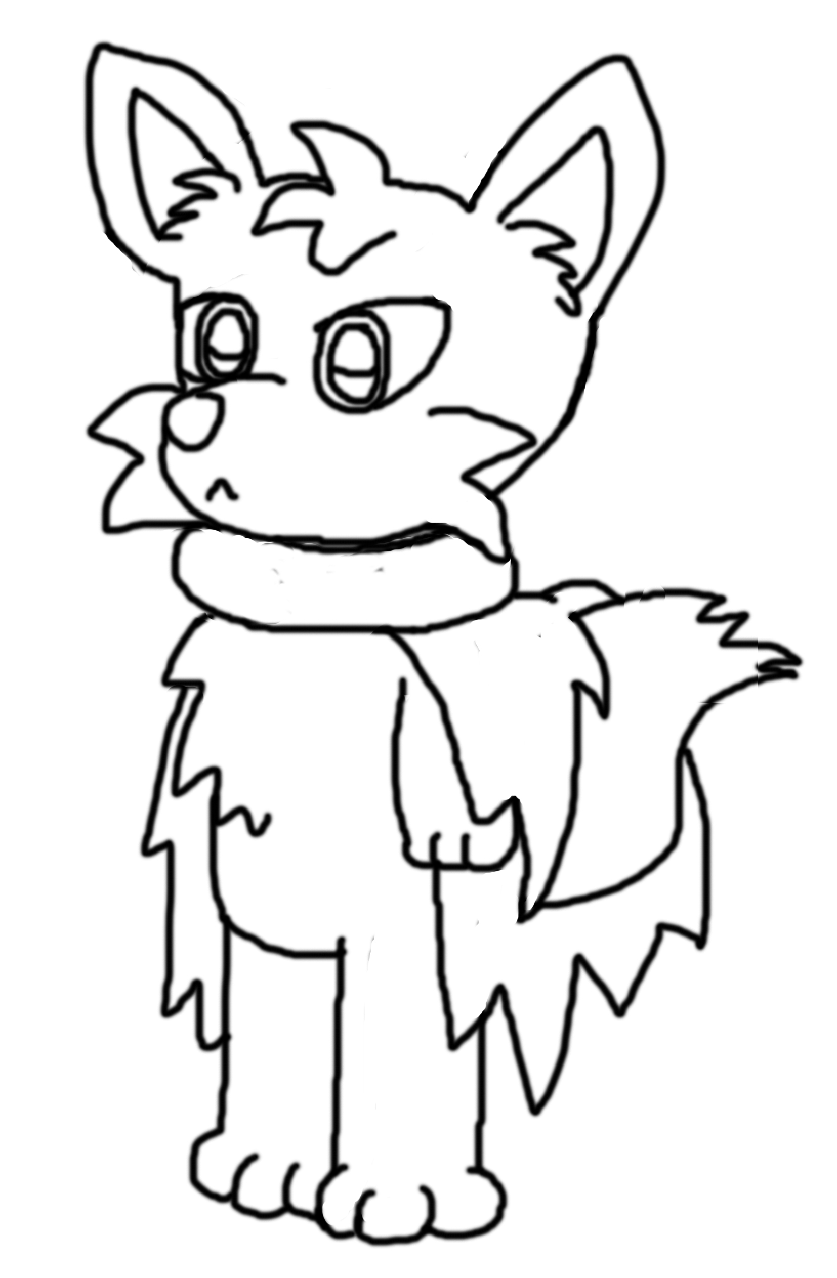 Wolf Anthro Tests by FloppyPony