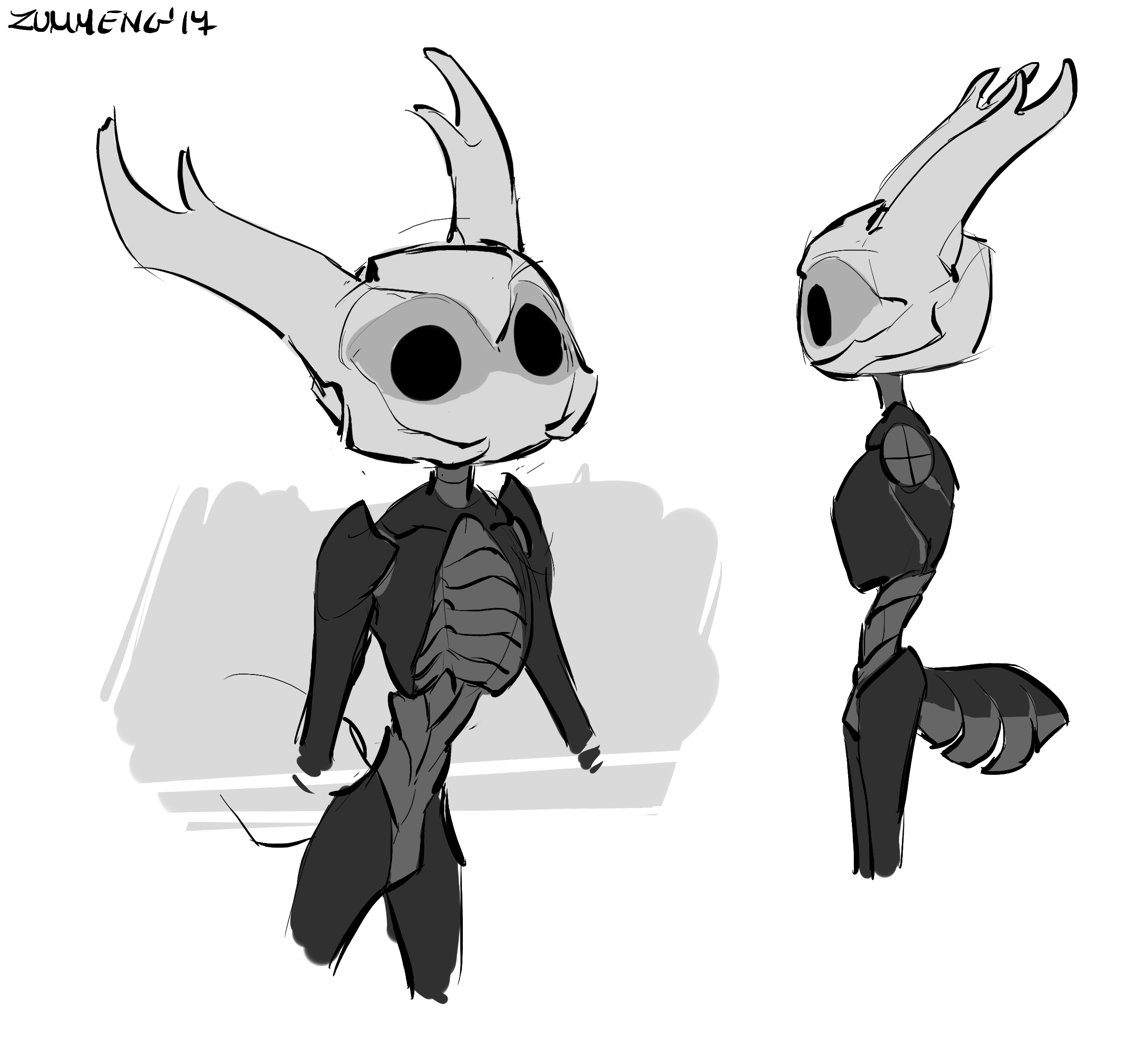 Study - Hollow Knight Fanart by Zummeng