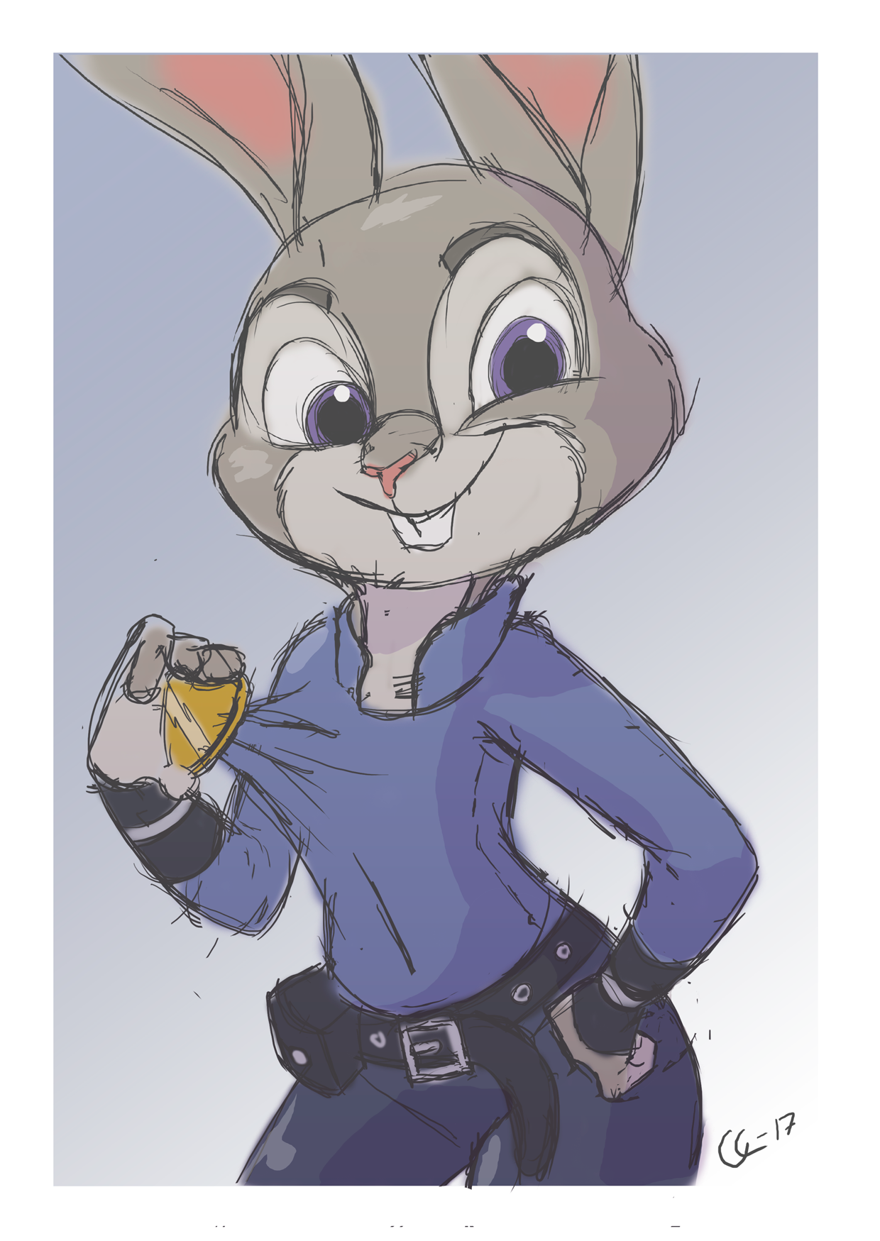Police Judy by CartoonGurra