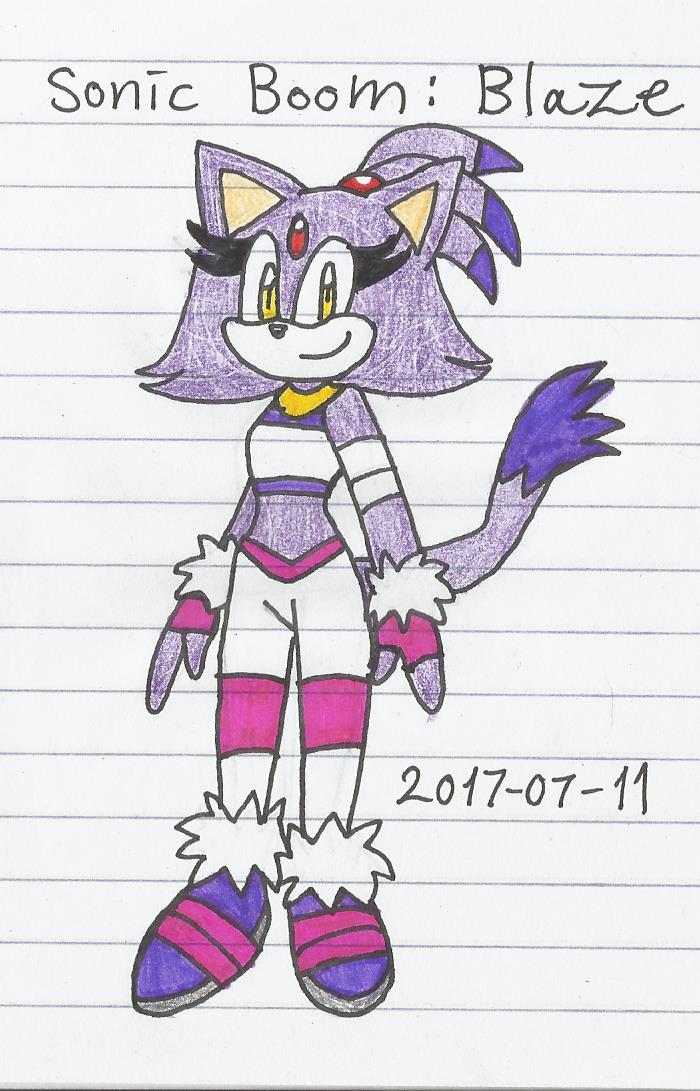Sonic Boom: Blaze by KatarinaTheCat18