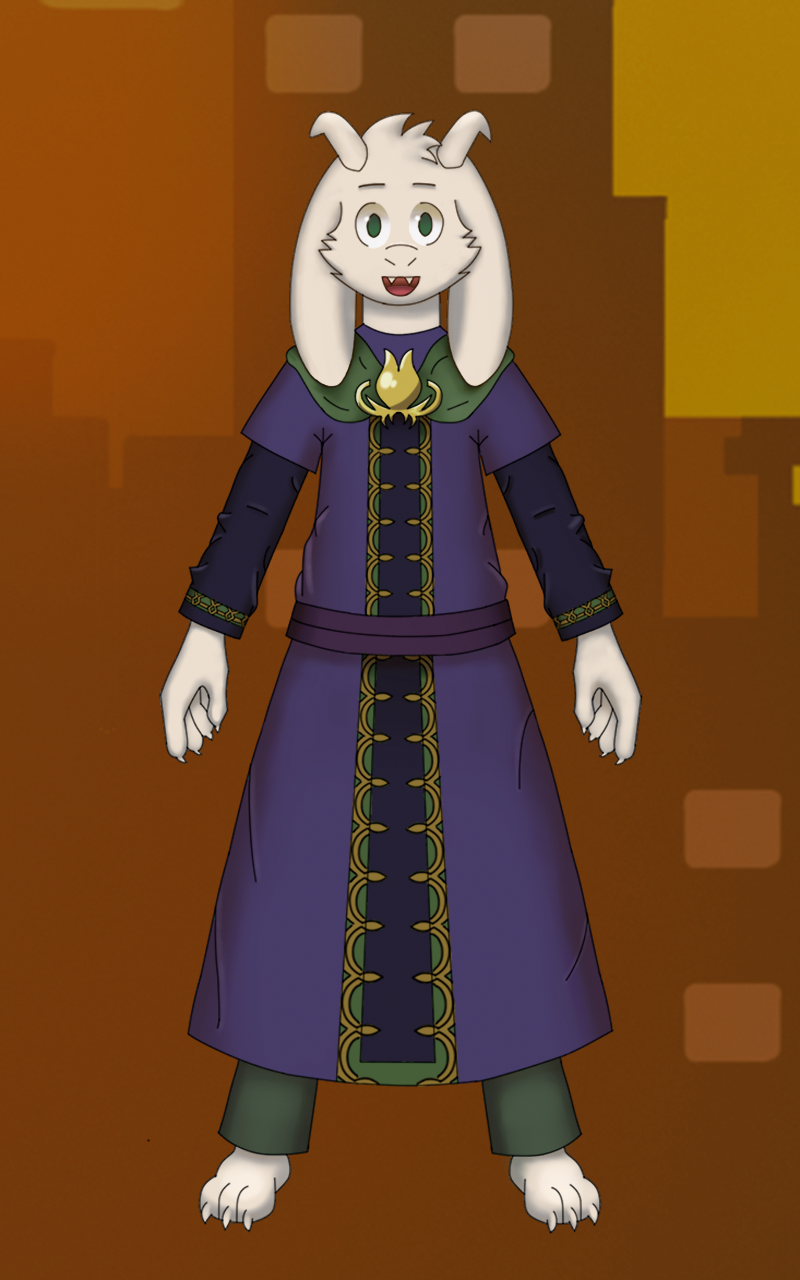 Asriel Dreemurr: Outfits and Reference Sheet by Perg