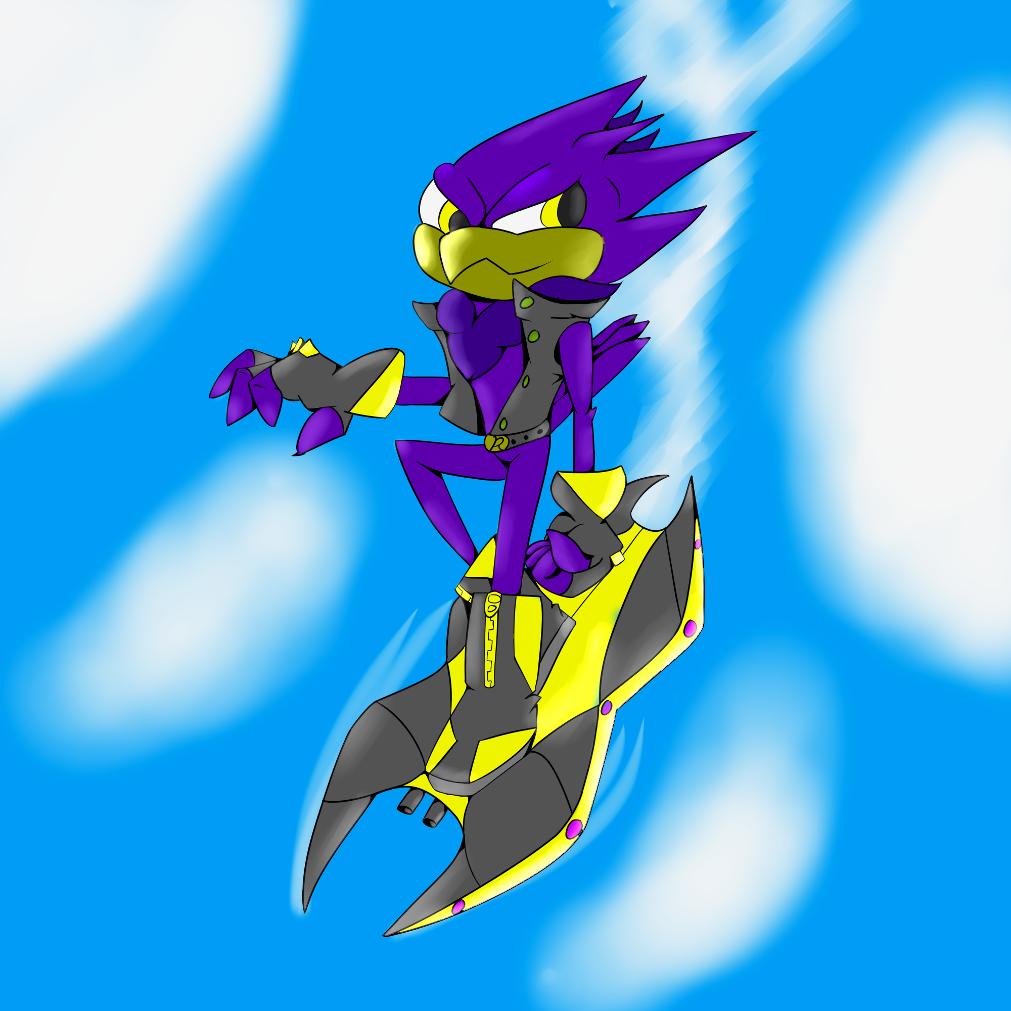 Rei Vynn My Sonic Forces OC by AzureTheGamerKobold