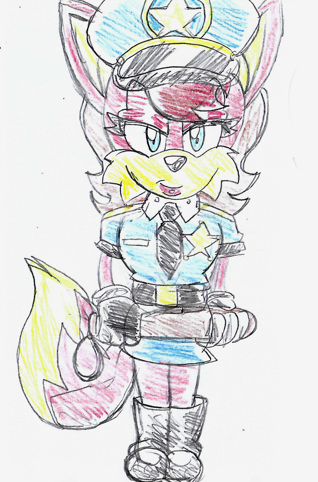 Fiona The 90's Cop by ClassicSatAmSonic