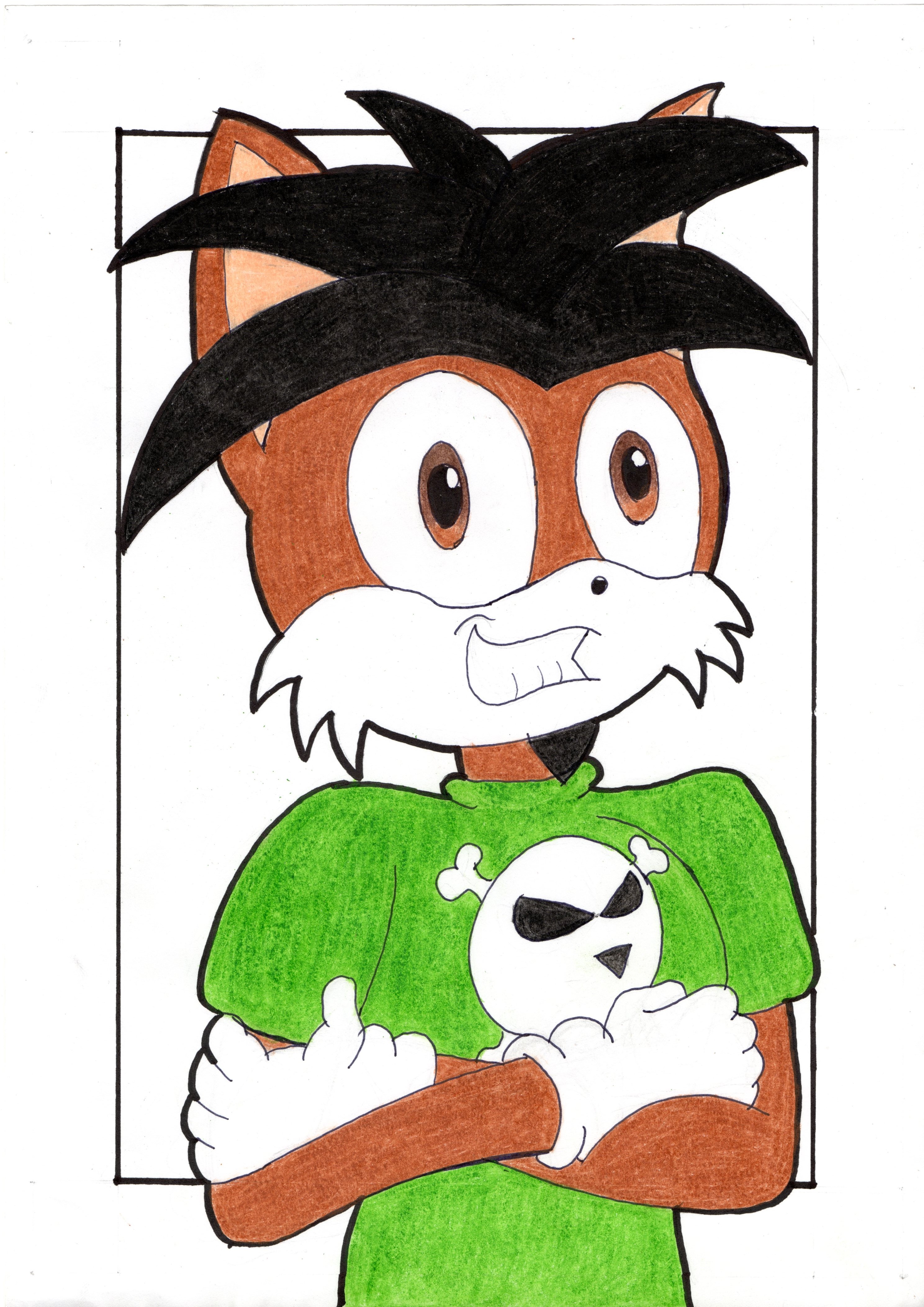 Ricky the cat (very old drawing -w-; ) by mrxrickyx