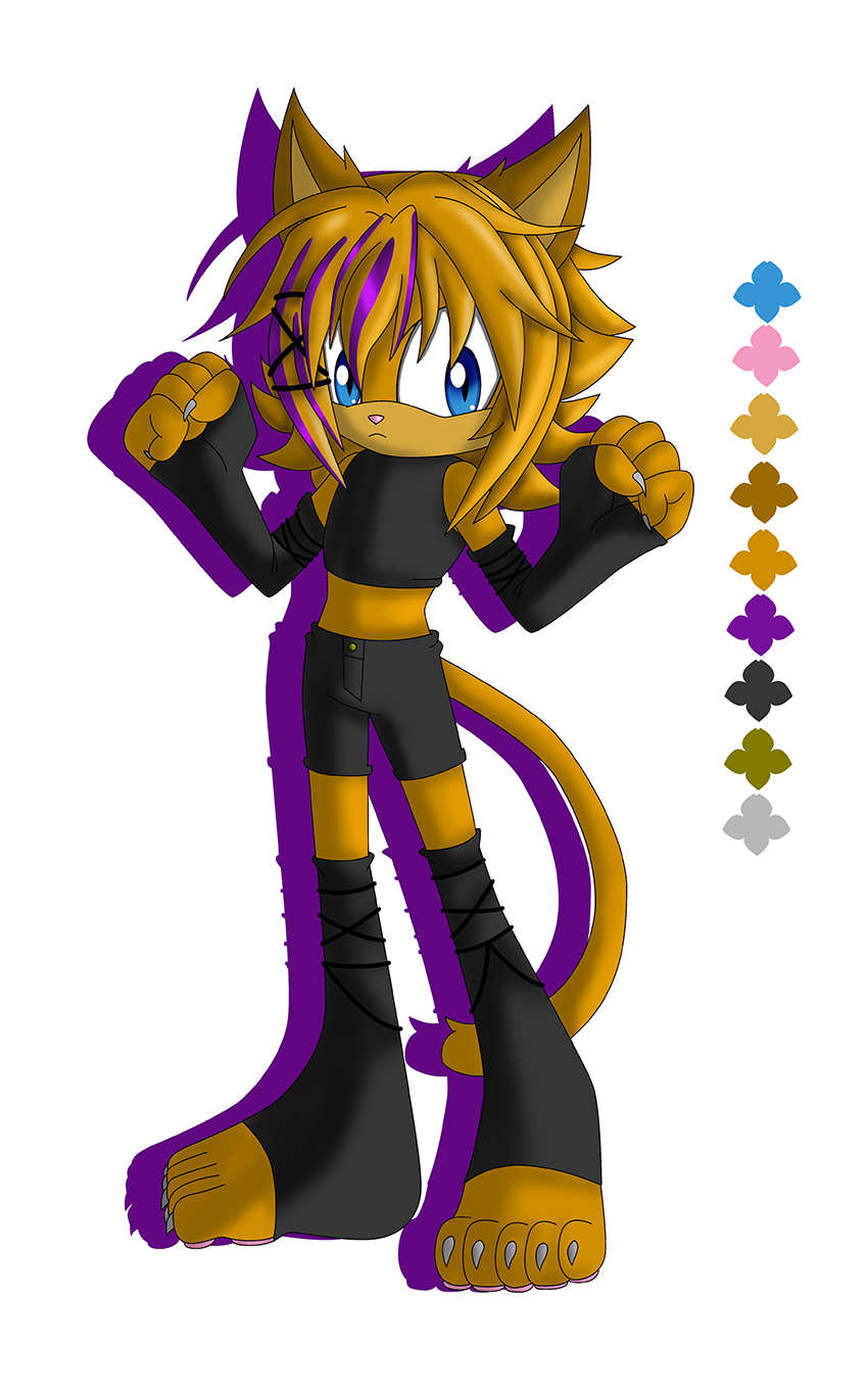 Vida the homunculus cat by ThrenodyGrimblood