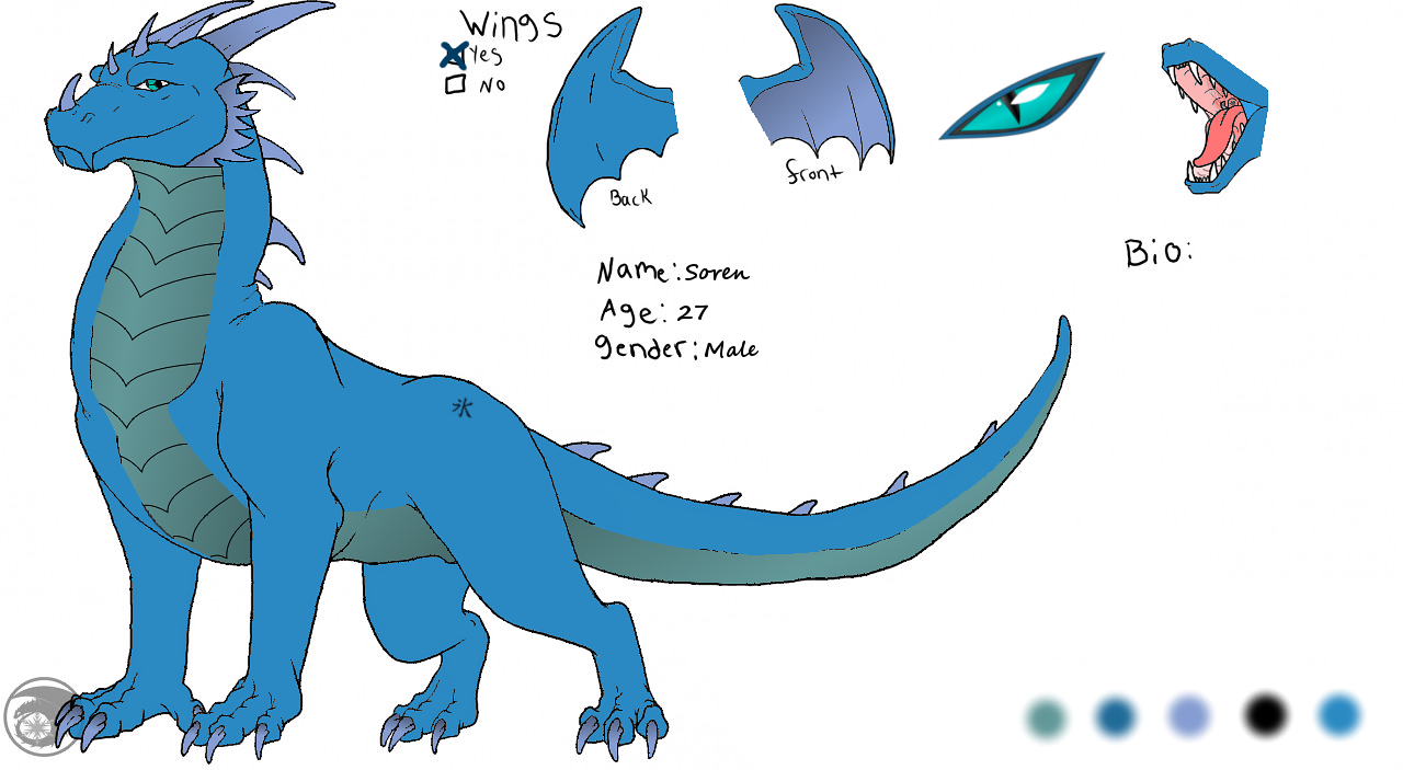 Soren Ref Sheet by Scafendragon