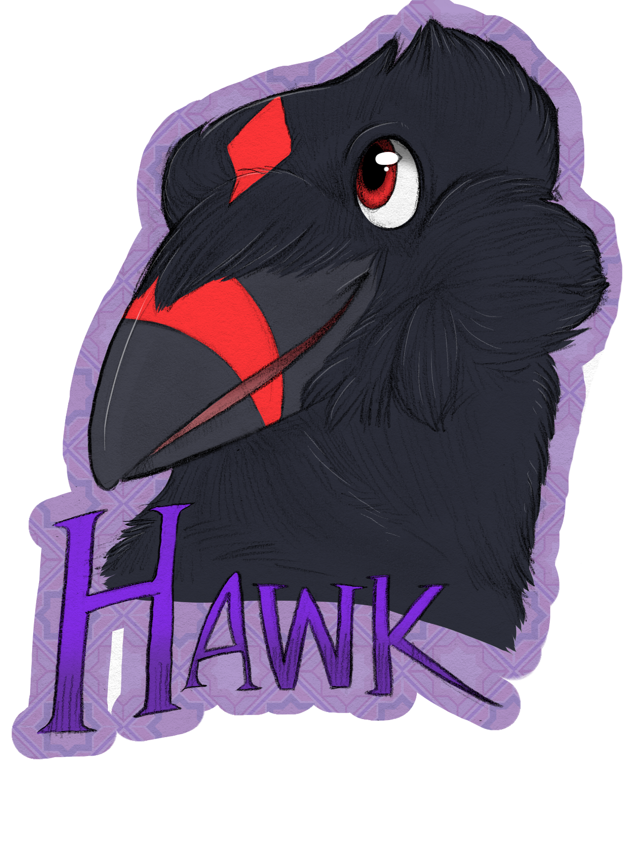Hawk badge by PaperWings