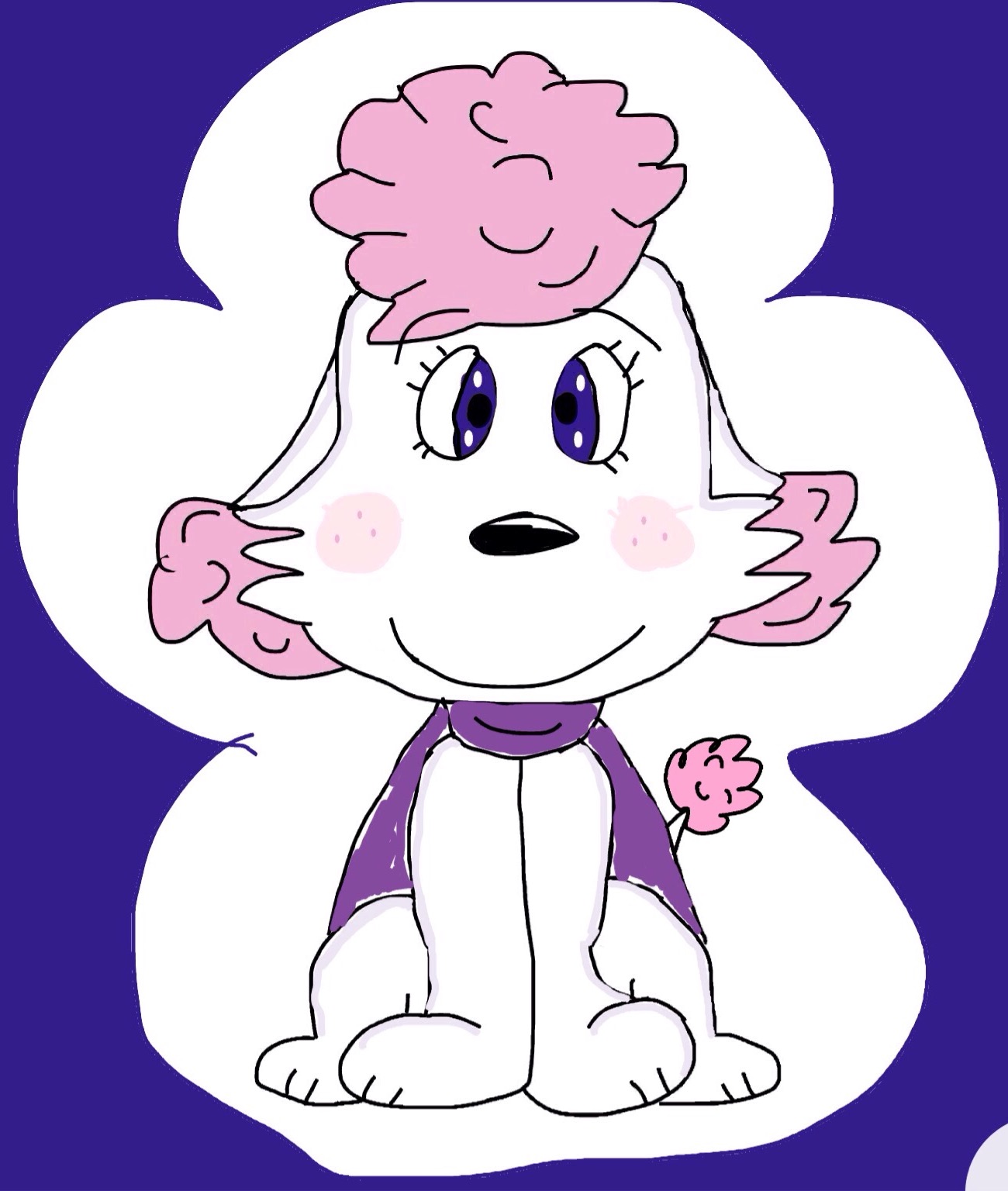 Peanuts: Fifi the poodle by Kenneth1941