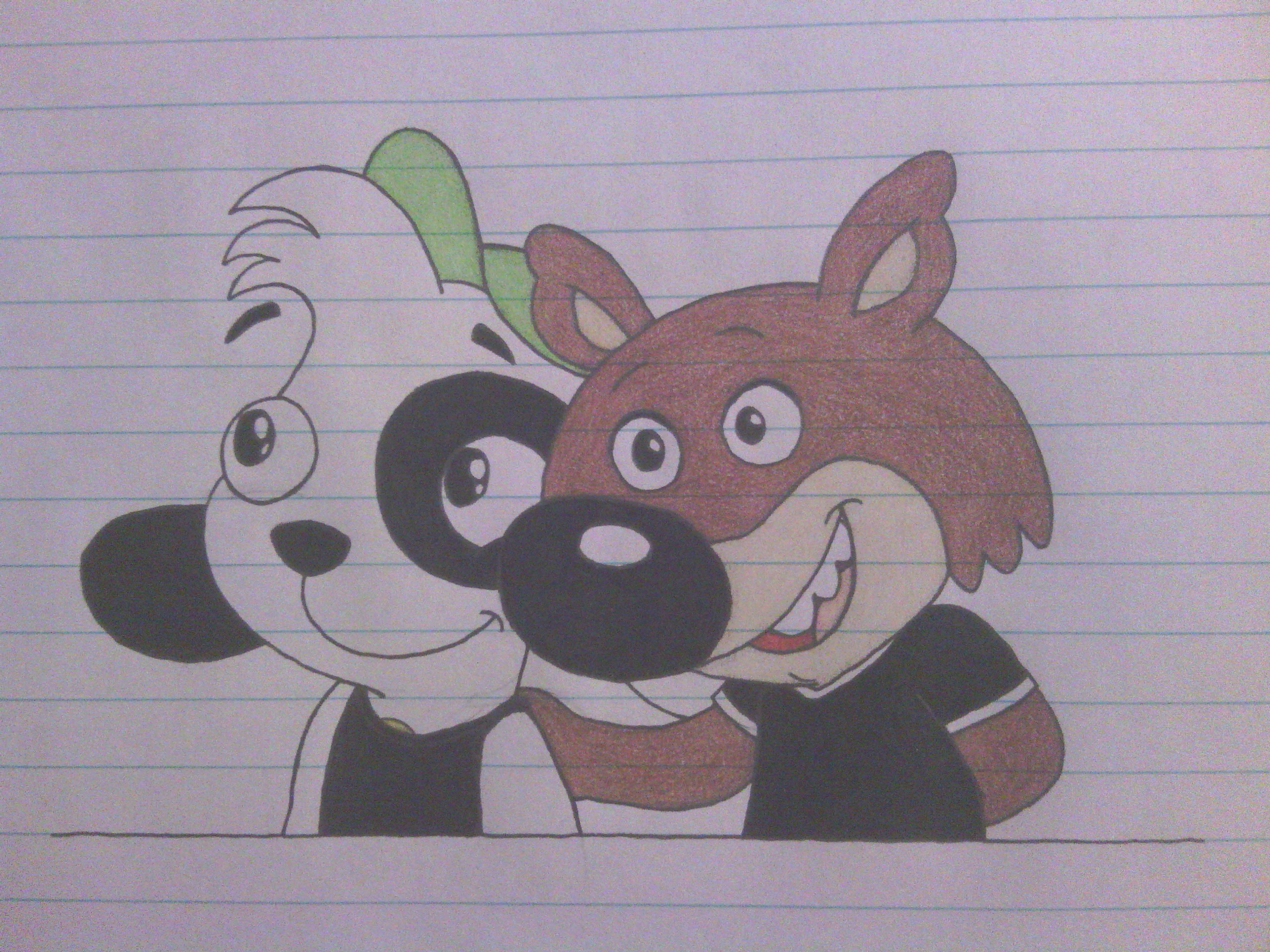 Best Friend Moment Mini Wolf And Doki By Shiftyguy1994
