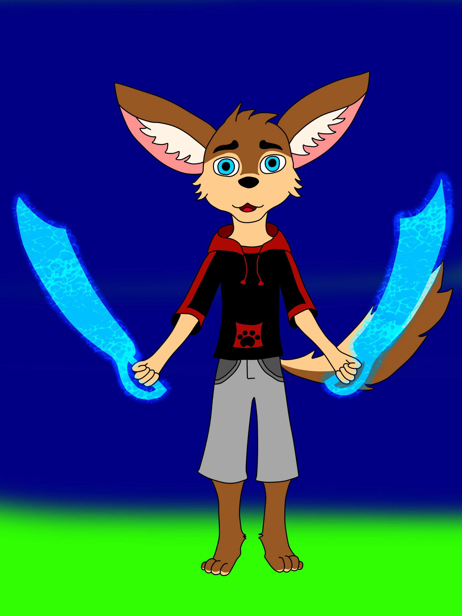 Fluffy the Fennec Fox by FluffyFennec