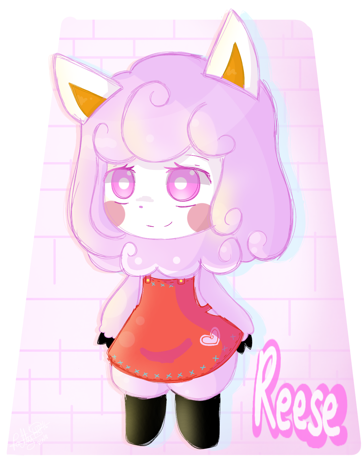 Animal Crossing: Reese by PeachyQT3dot14