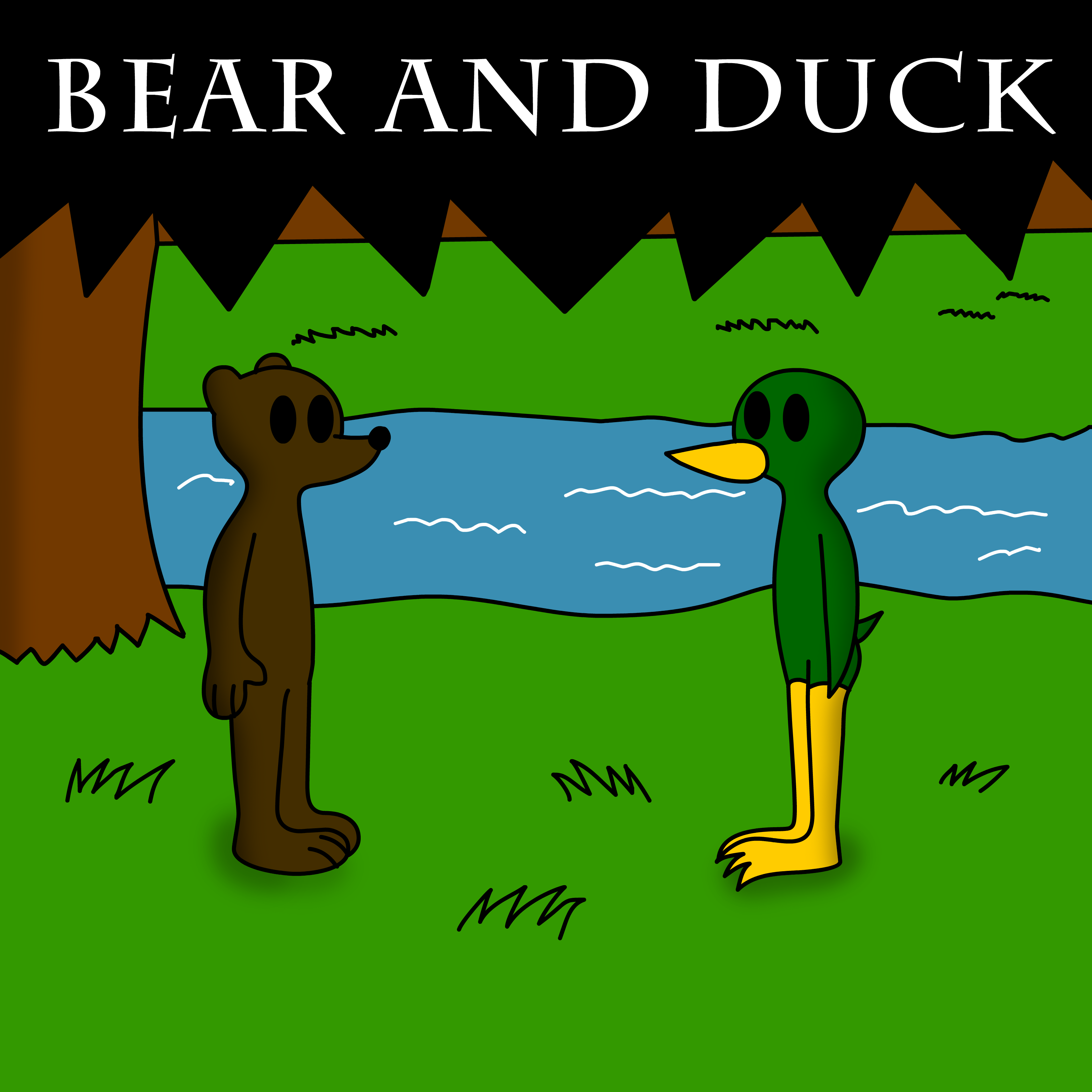 Bear and Duck (Cover) by Mousington