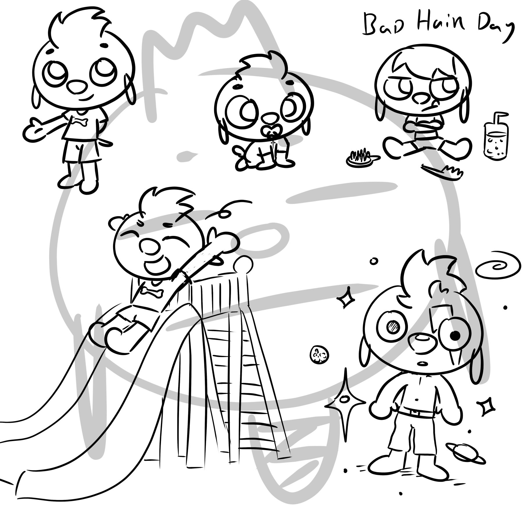 Random sketches by Polygon5