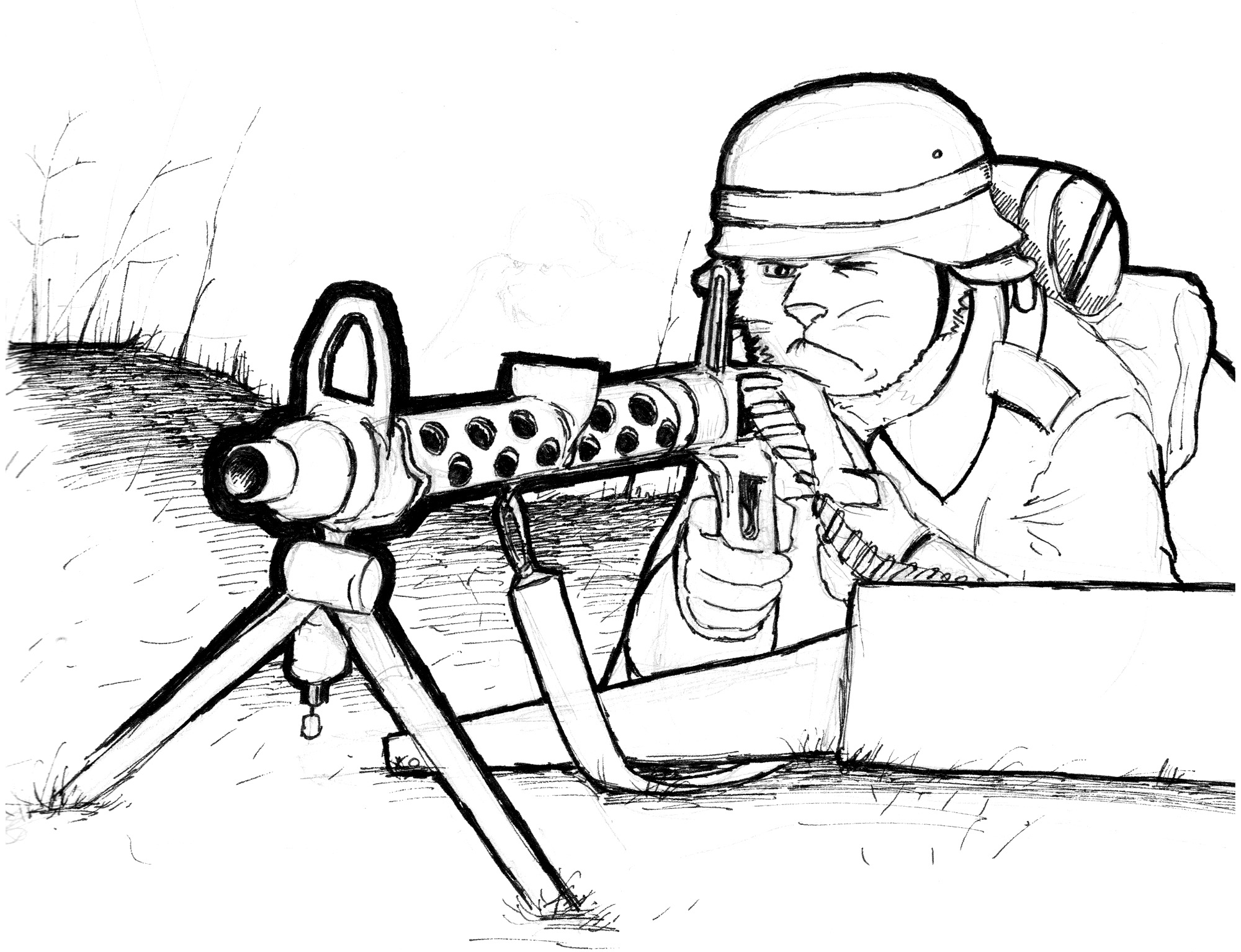 WW2 - German cat by AlrightOwl