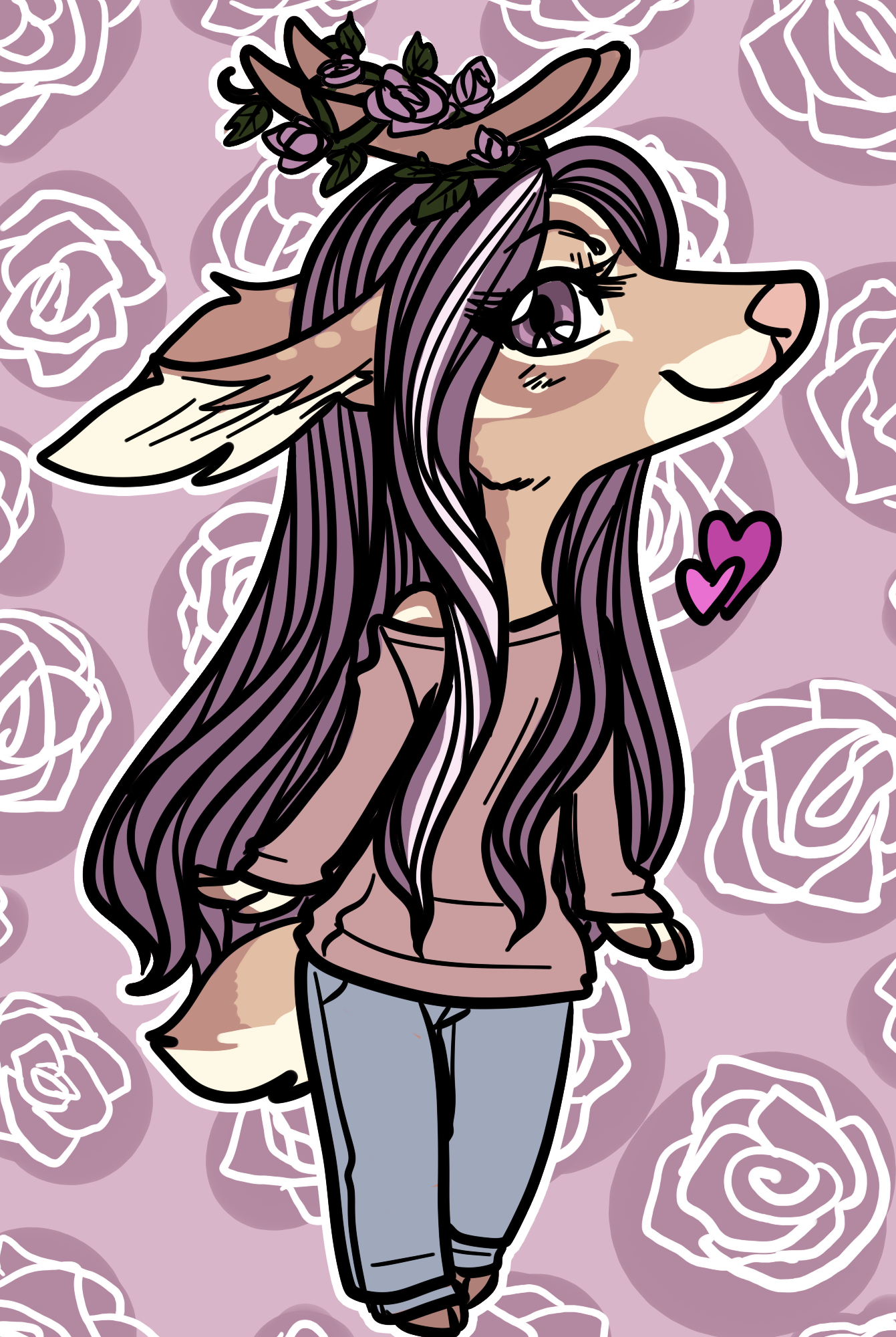 Deer Chibi by LadySilvie