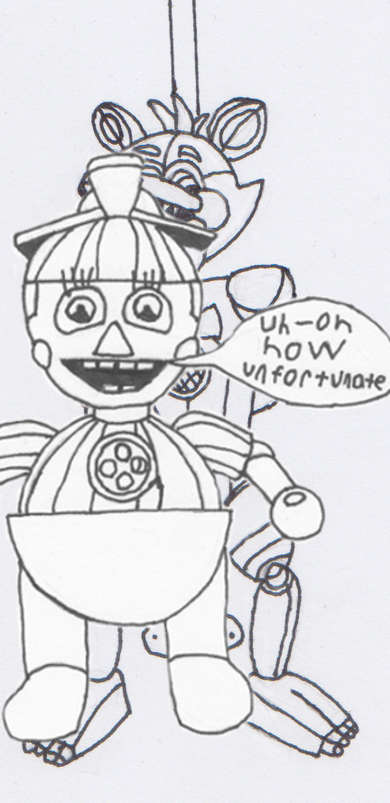 Inktober 6: uh oh how unfortunate by chandgrit