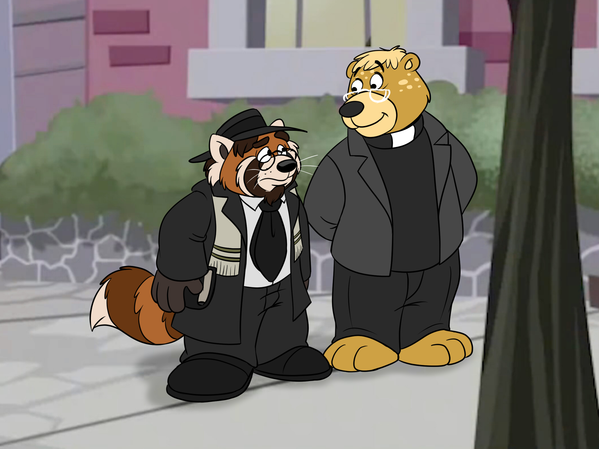 A Rabbi and a Catholic Priest walk into a bar... by MaxDeGroot